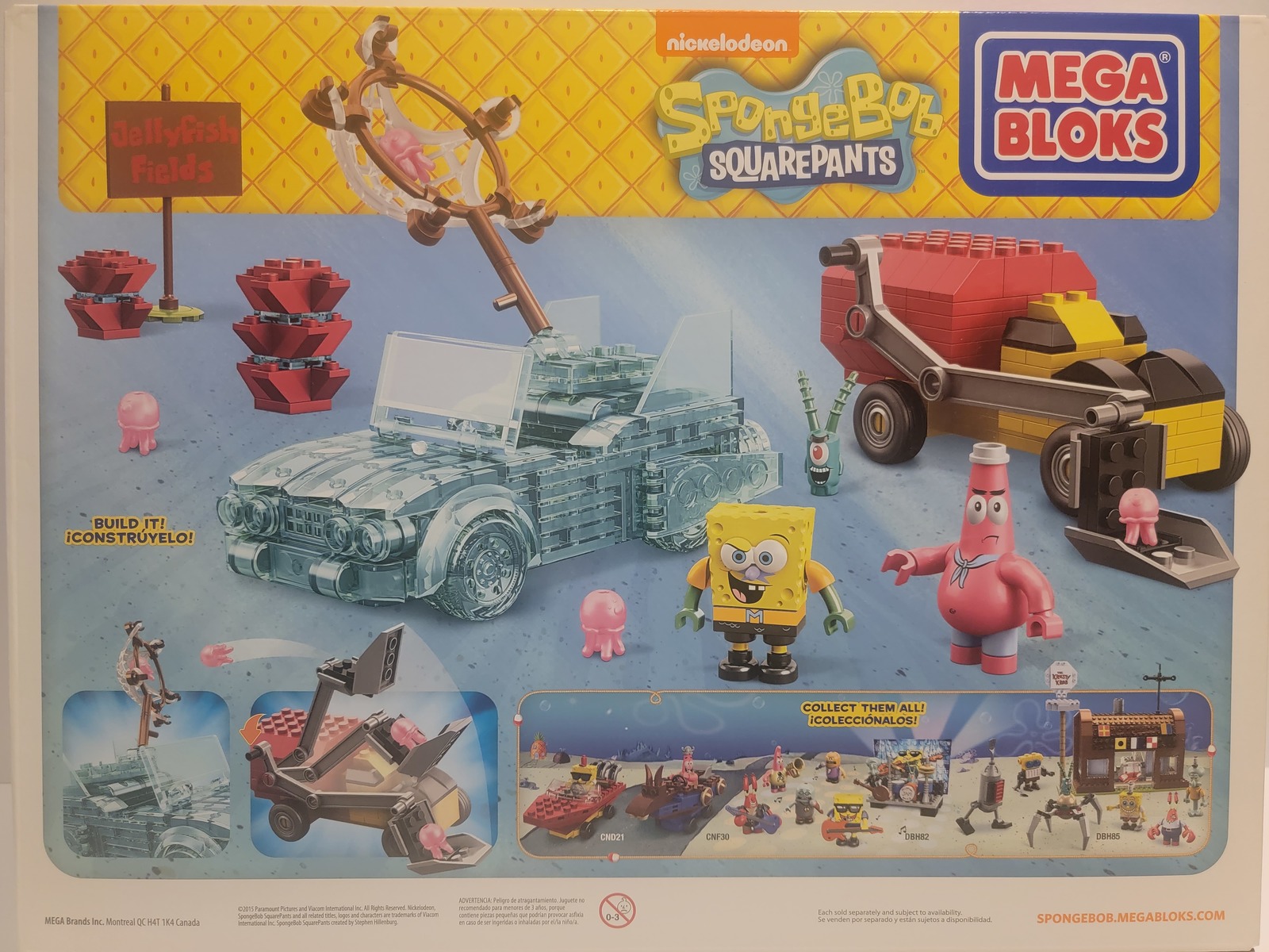 New Mega Bloks SpongeBob SquarePants Invisible Boatmobile Rescue ...