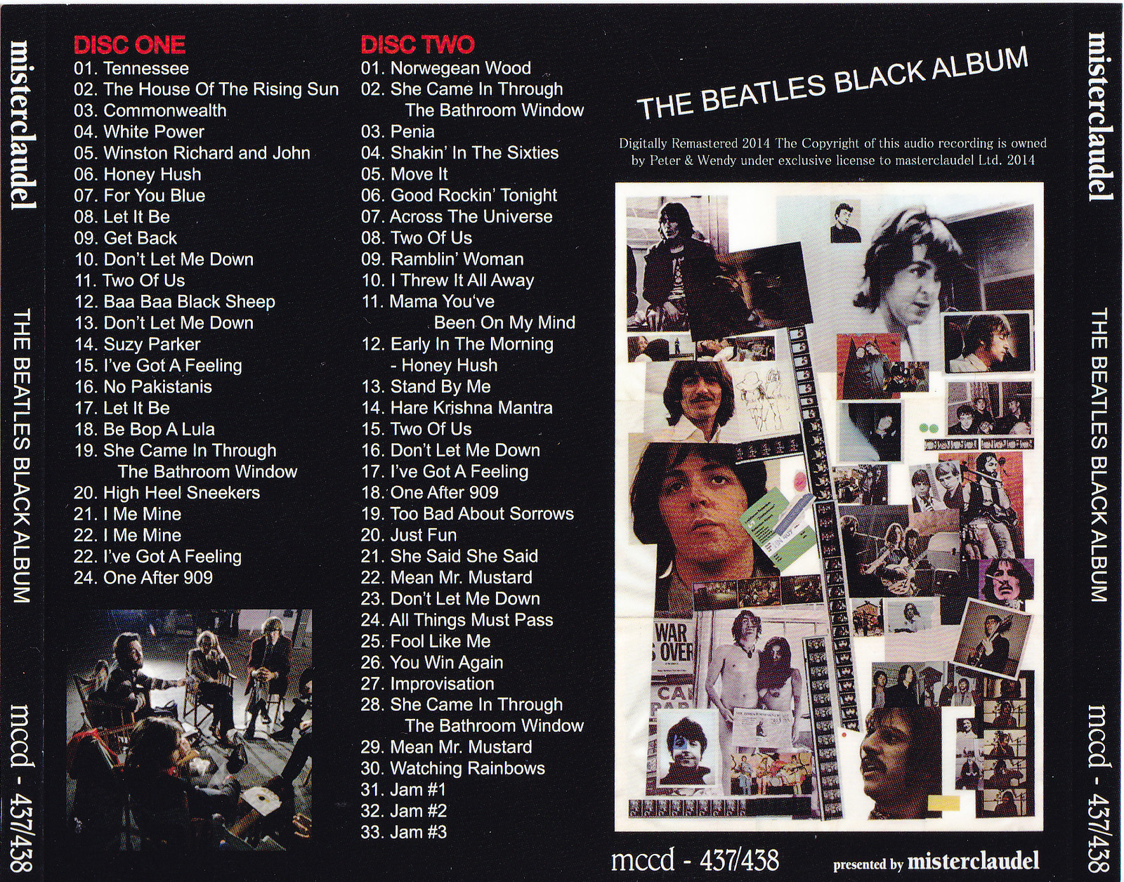 The Beatles Black Album Remastered 2 CD Very Rare - CDs