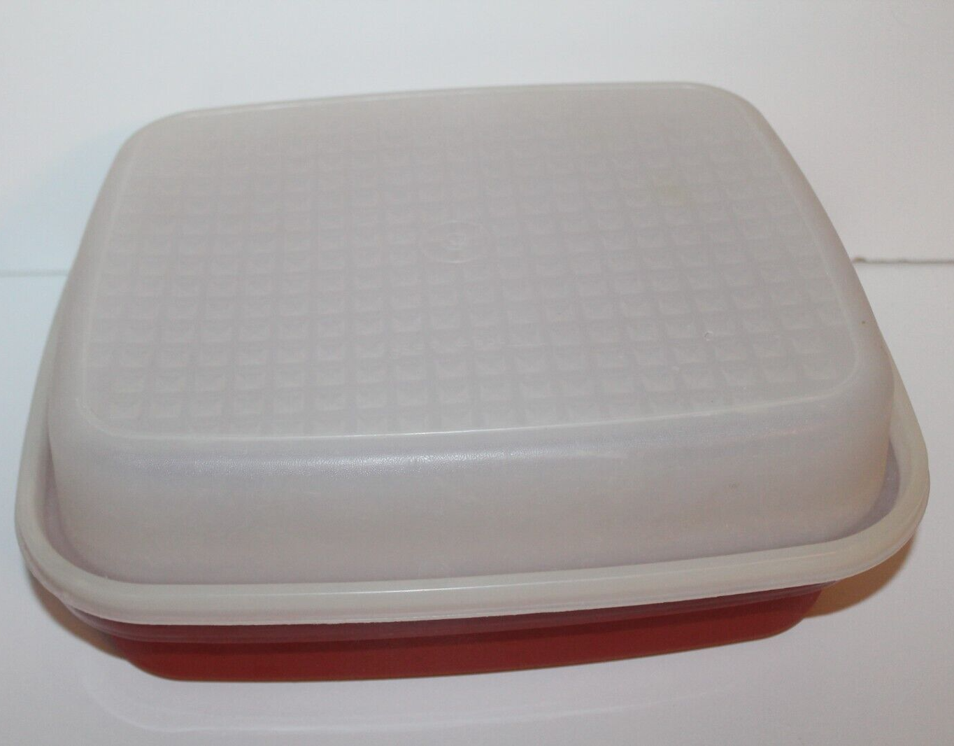 Vtg Tupperware Season N Serve Large Meat Marinade Container Paprika Red ...