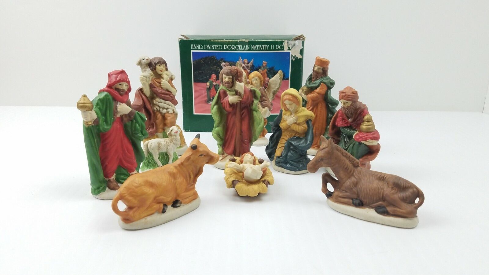 Kirkland's Cedar Creek Collection 11 Pc Handpainted Porcelain Nativity Set - Nativity Items