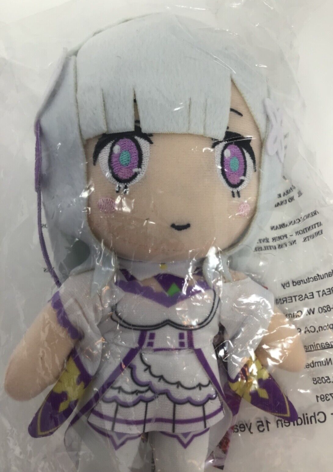 Re:Zero Starting Life In Another World - Emilia Plush 8" Great Eastern ...