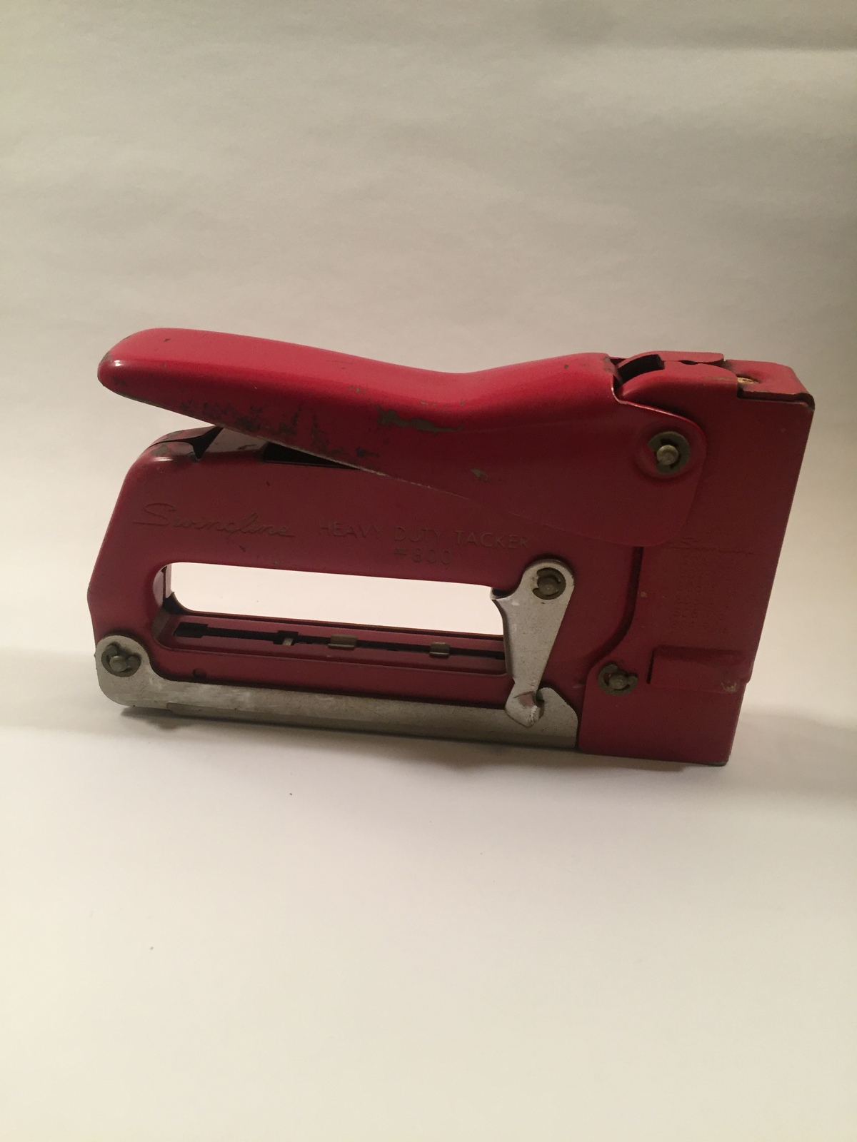Vintage 60s RED Swingline #800 Heavy Duty Tacker (Staple Gun) - Other
