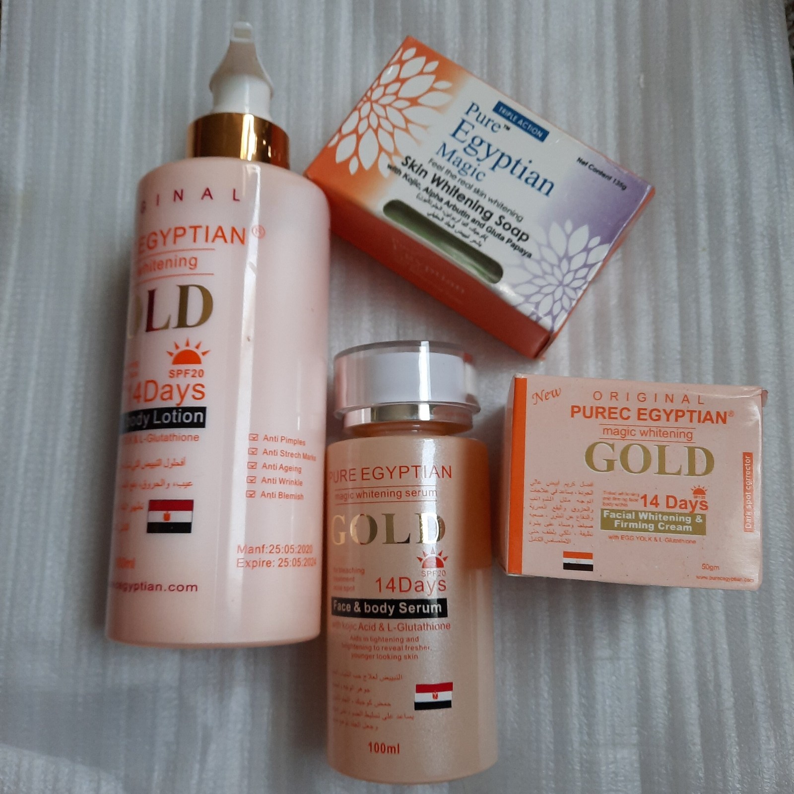 Purec Egyptian magic face body lotion, face cream, whitening arbutin ...