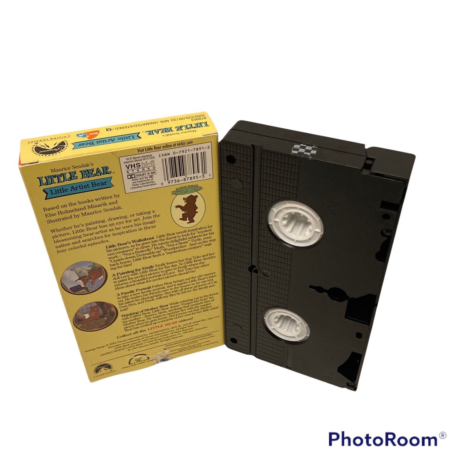 Little Bear VHS- Little Artist Bear (VHS, 2002) Nick Jr Maurice Sandak ...