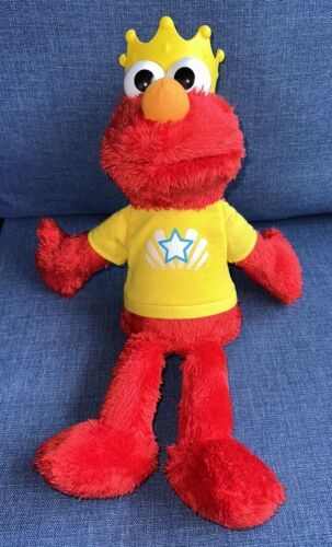 2013 HASBRO Sesame Street INTERACTIVE TALKING PRINCE ELMO 15” Plush ...