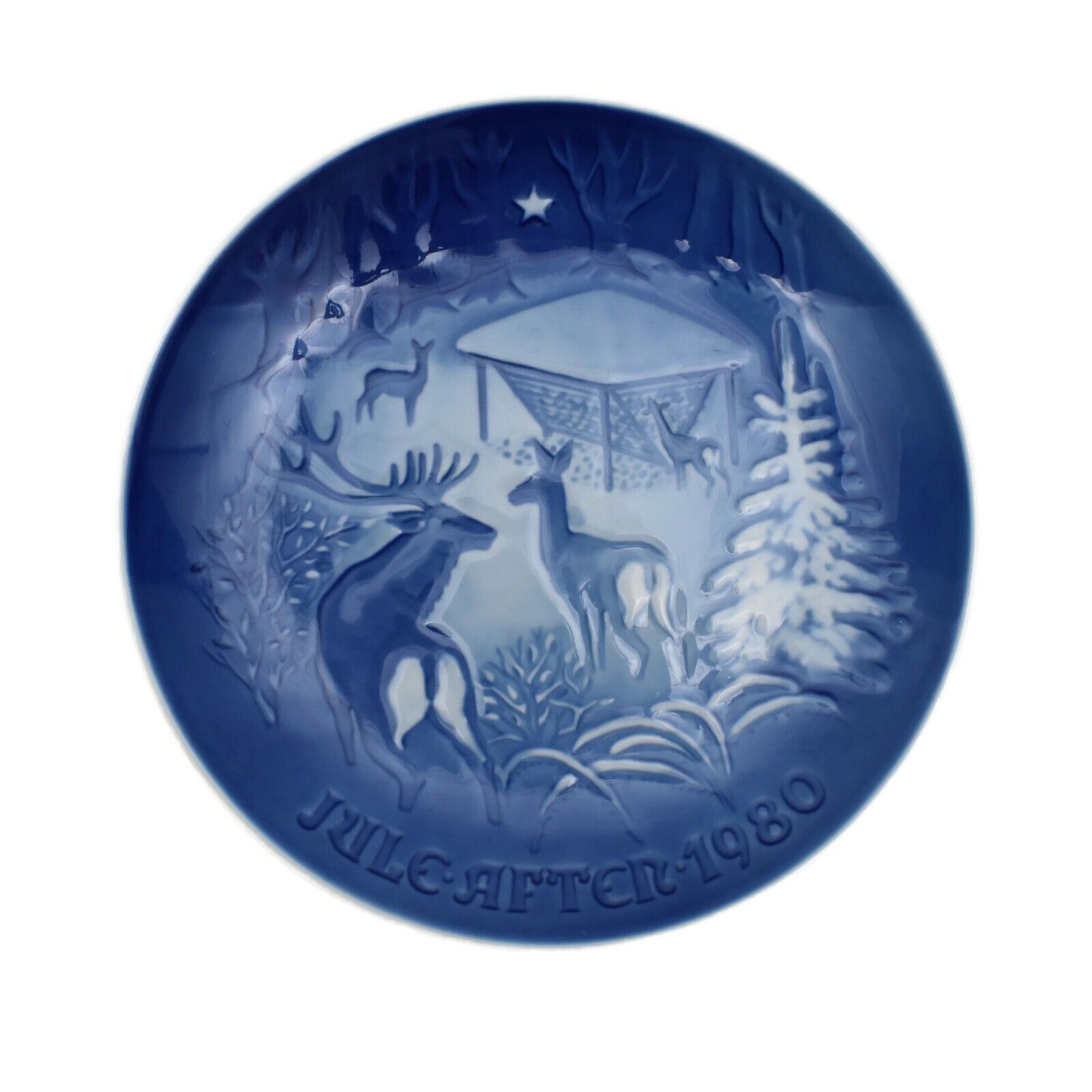 Bing and Grondahl Jule After 1980 Christmas In The Woods Plate ...