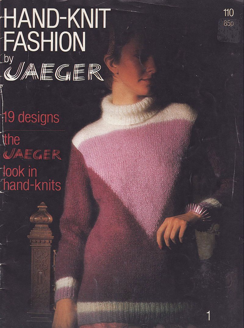 1980 Jaeger Misses Mens Hand Knit Sweater Coat Jacket Slipover Cardigan ...
