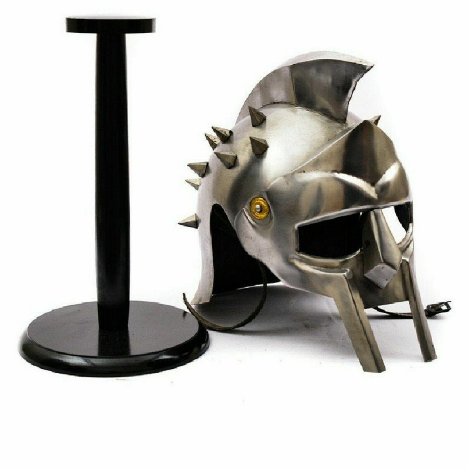 Medieval Maximus Decimus Gladiator Helmet Halloween Day Night Costume ...