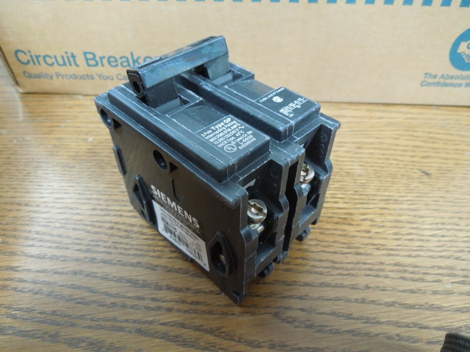 6- Siemens Q220 20A 2P 120/240V Type QP Plug-in Circuit Breaker New ...