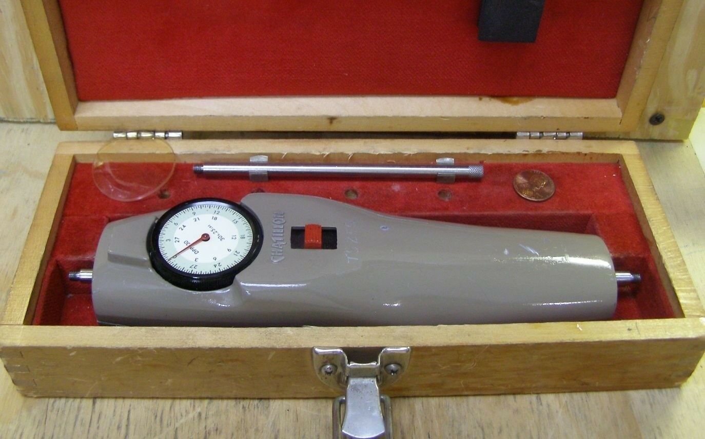 CHATILLON PUSH/PULL FORCE GAGE MODEL DPP-30. PLASTIC CRYSTAL COVER IS ...