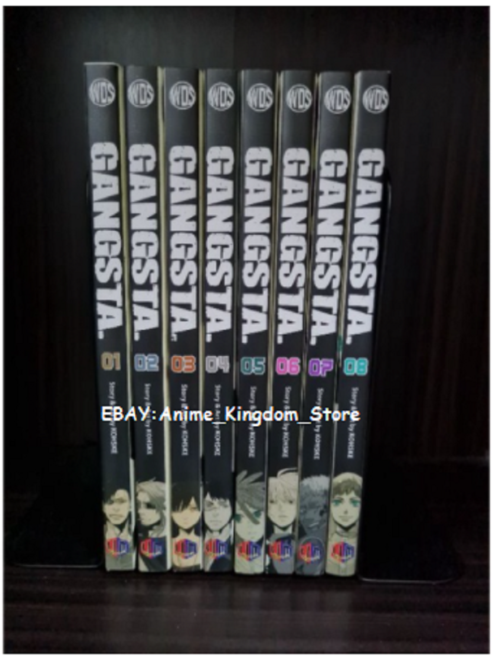GANGSTA by Kohske Manga Set English Comic [Volume 1- 8] - Comic Books ...