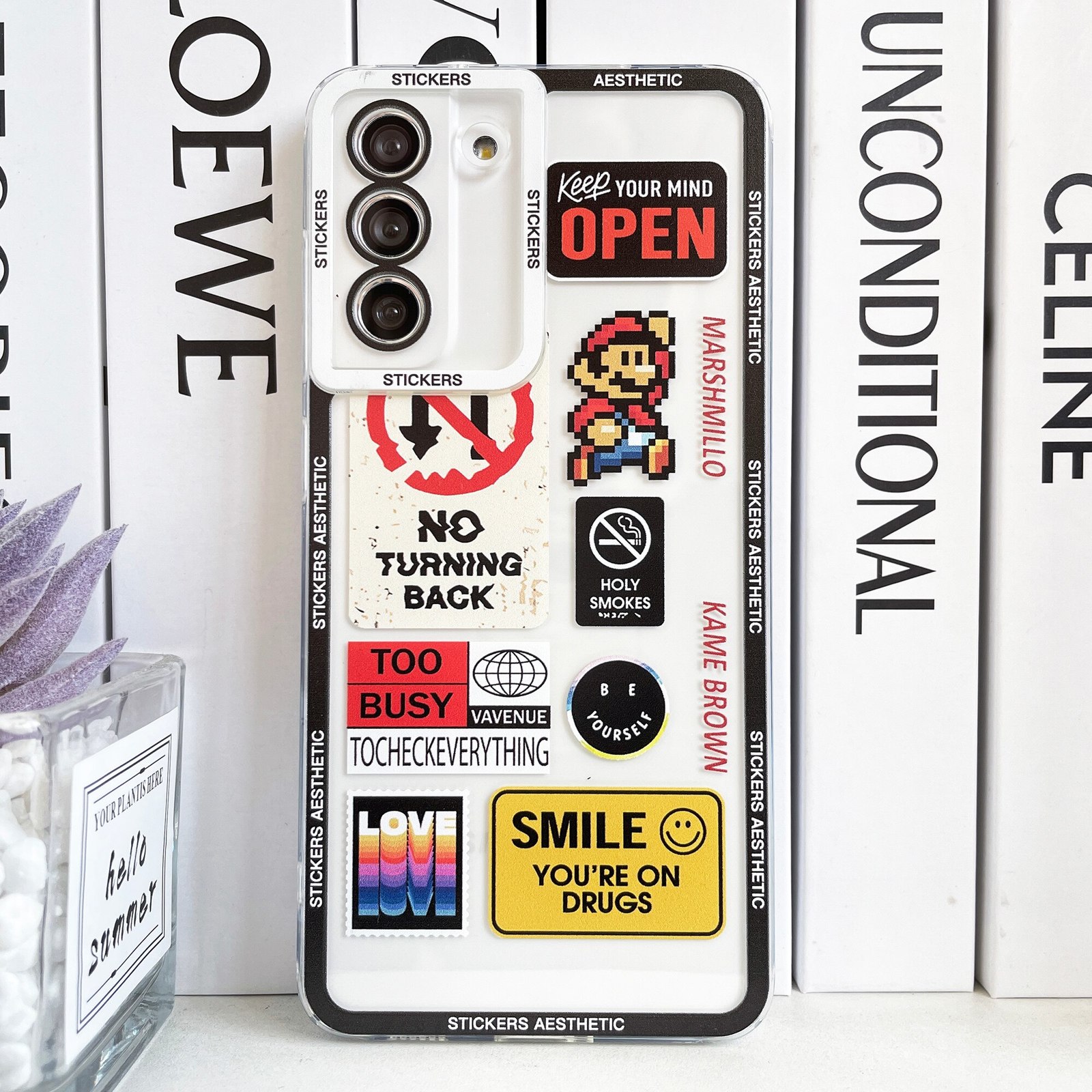 Stickers Collage Case For Samsung Galaxy S20 Plus S21 FE S22 S23 Ultra ...