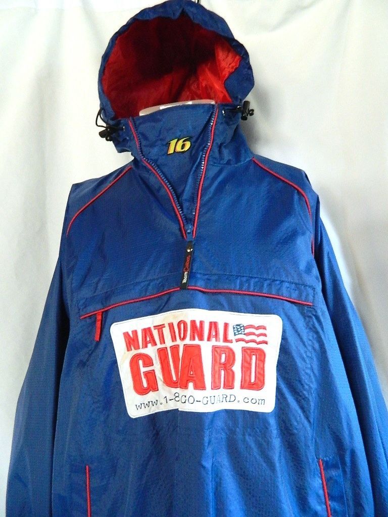 ROUSH RACING #16 GREG BIFFLE NATIONAL GUARD TEAM CALIBER HOODED RACING ...