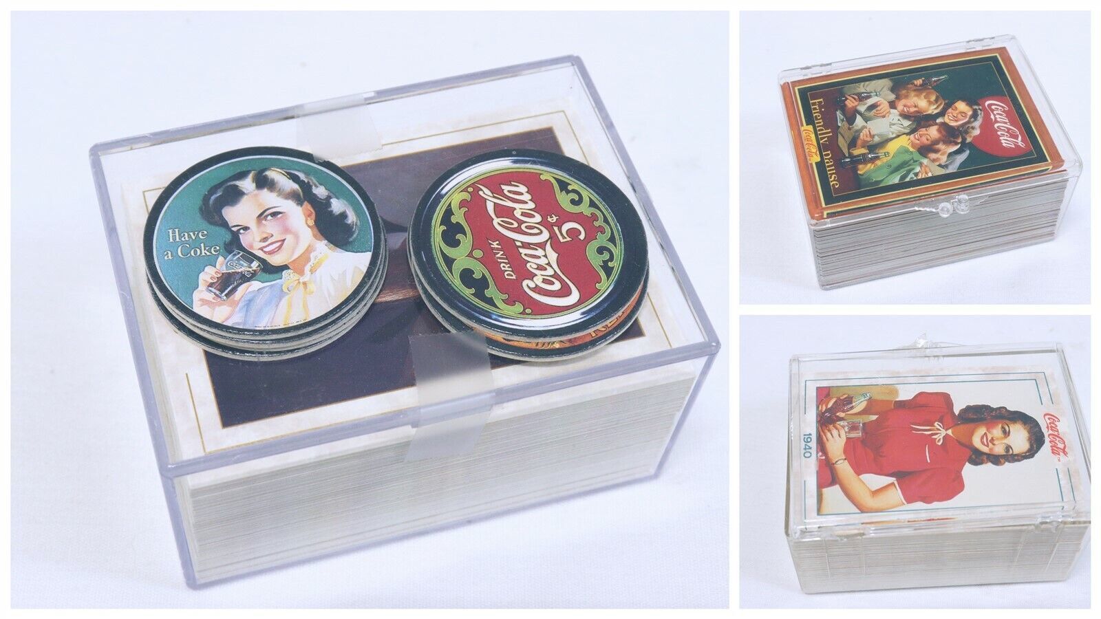 VINTAGE 1993 Collect a Card Coca Cola Series 1/2/3 Complete Sets 300 ...