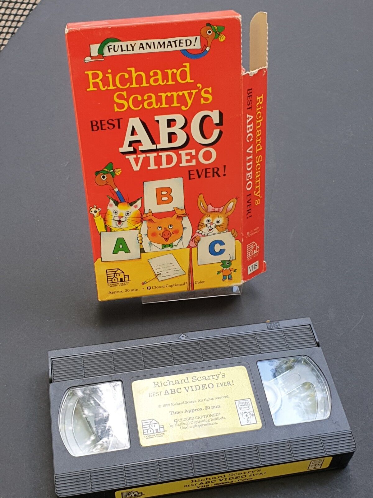 VHS Richard Scarrys Best ABC Video Ever - VHS Tapes
