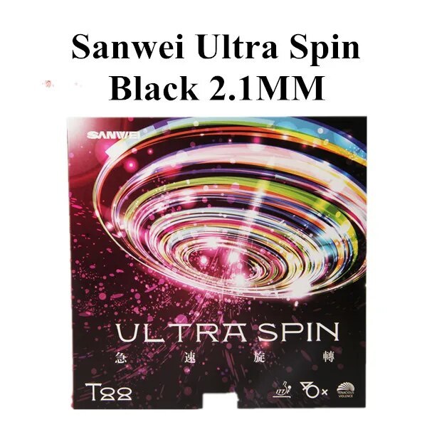 SANWEI T88 ULTRA SPIN 40+ Table Tennis (Half-sticky, Spin & Speed) with ...
