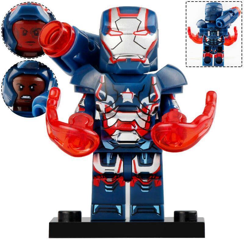 8Pcs Iron man Legions Iron Patriot Ultron MK 1 MK 17 MK 33 MK 43 ...