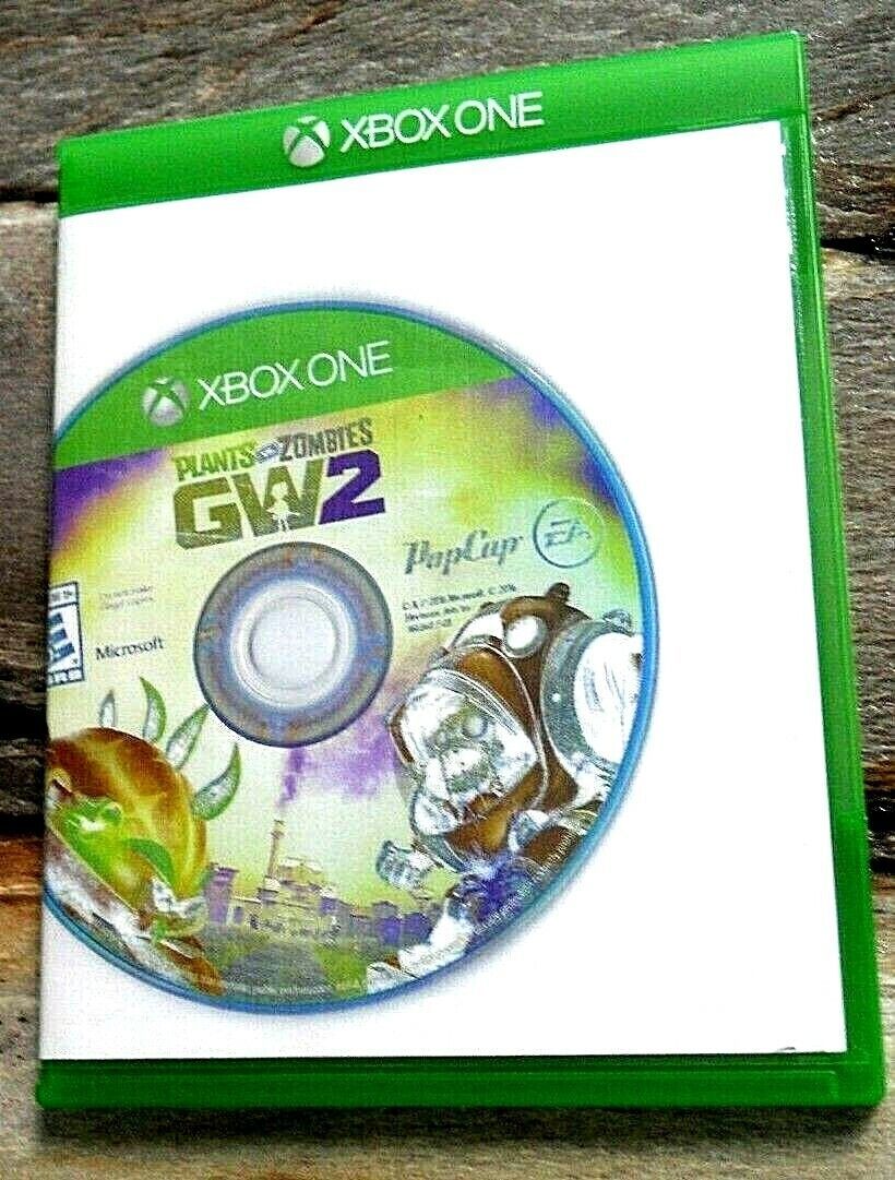 XBOX ONE PLANTS VS ZOMBIES GW2 GAME DISC ONLY IN PLASTIC DVD CASE ...