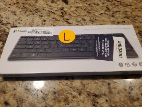 Microsoft - Designer Compact Wireless Keyboard - Matte Black ...