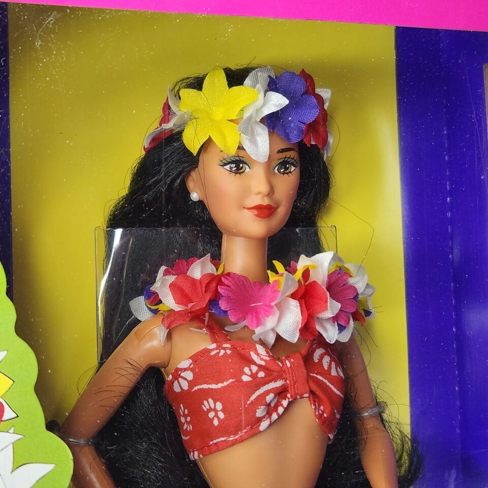 VINTAGE 1994 MATTEL POLYNESIAN BARBIE DOLL OF THE WORLD ORIGINAL BOX ...