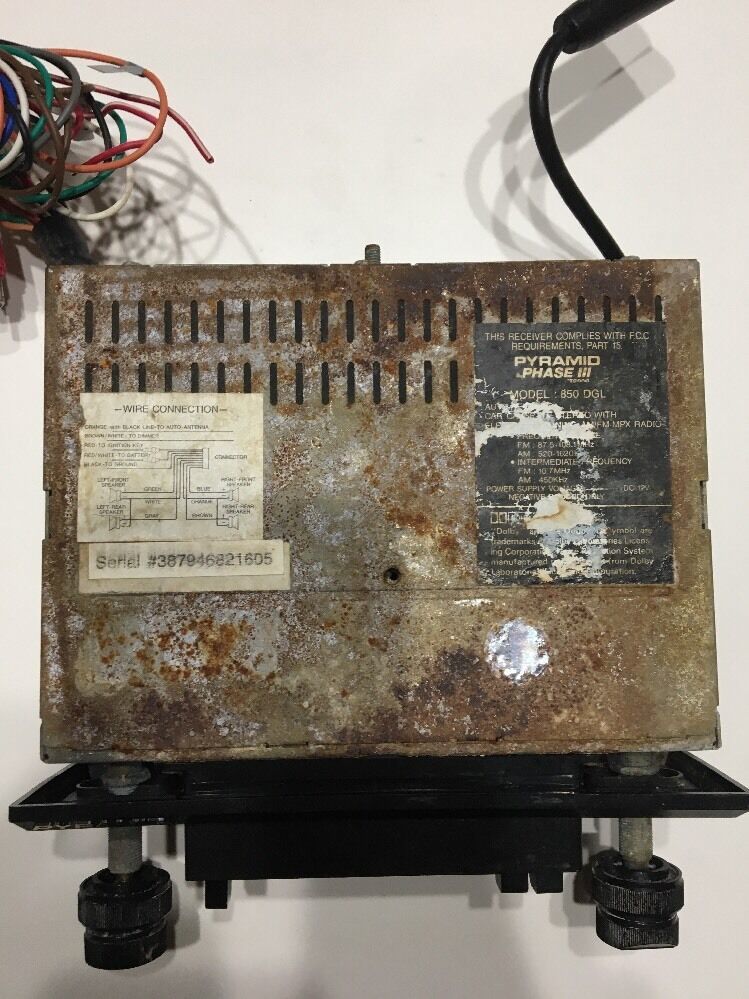 Pyramid Phase III VINTAGE 850DGL AM/FM DIG AUTO REV CAS W DOLBY CAR ...