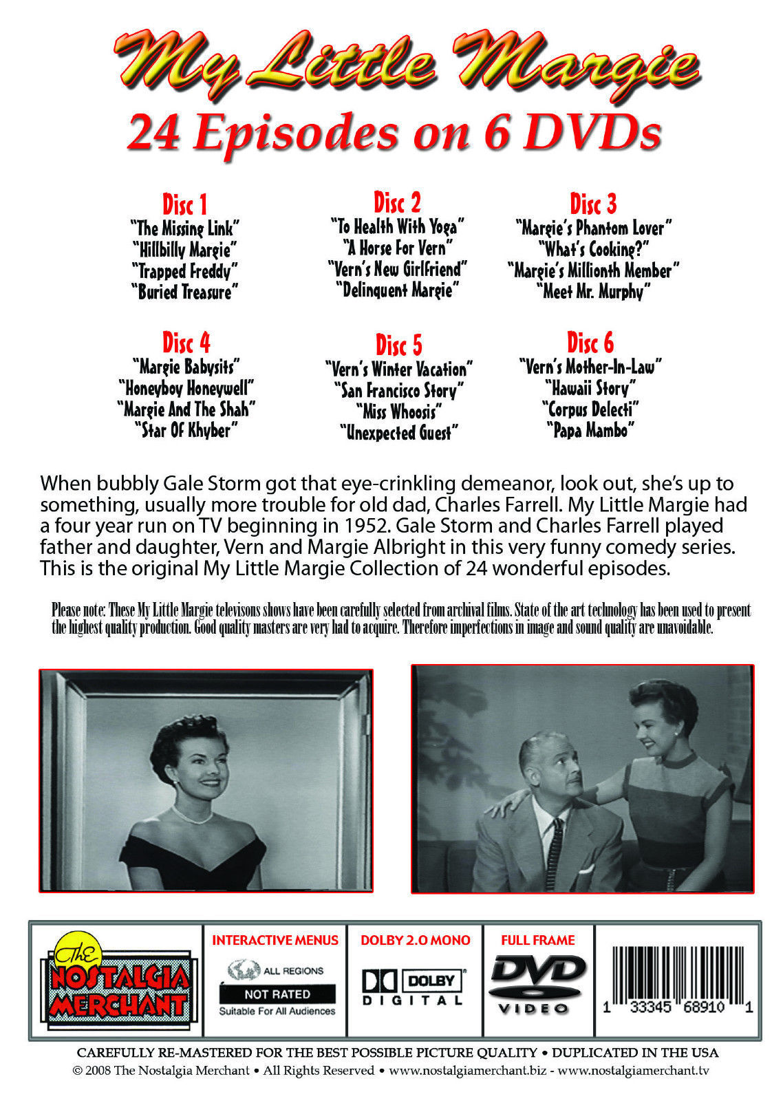 My Little Margie - Classic TV Collection - DVDs & Blu-ray Discs