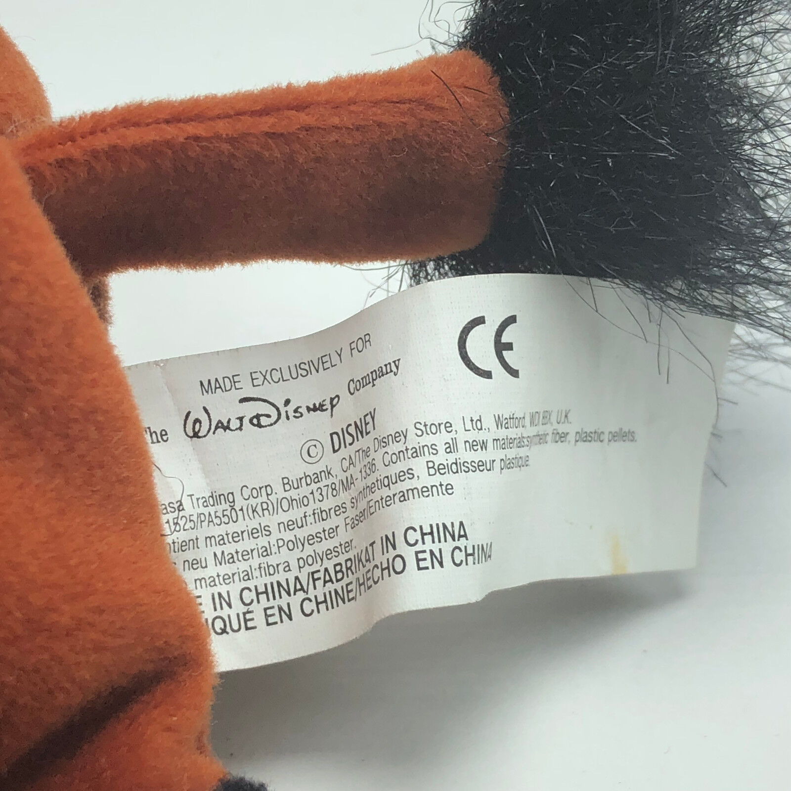 WALT DISNEY STORE PLUSH bean bag stuffed animal The Lion King Pumbaa ...