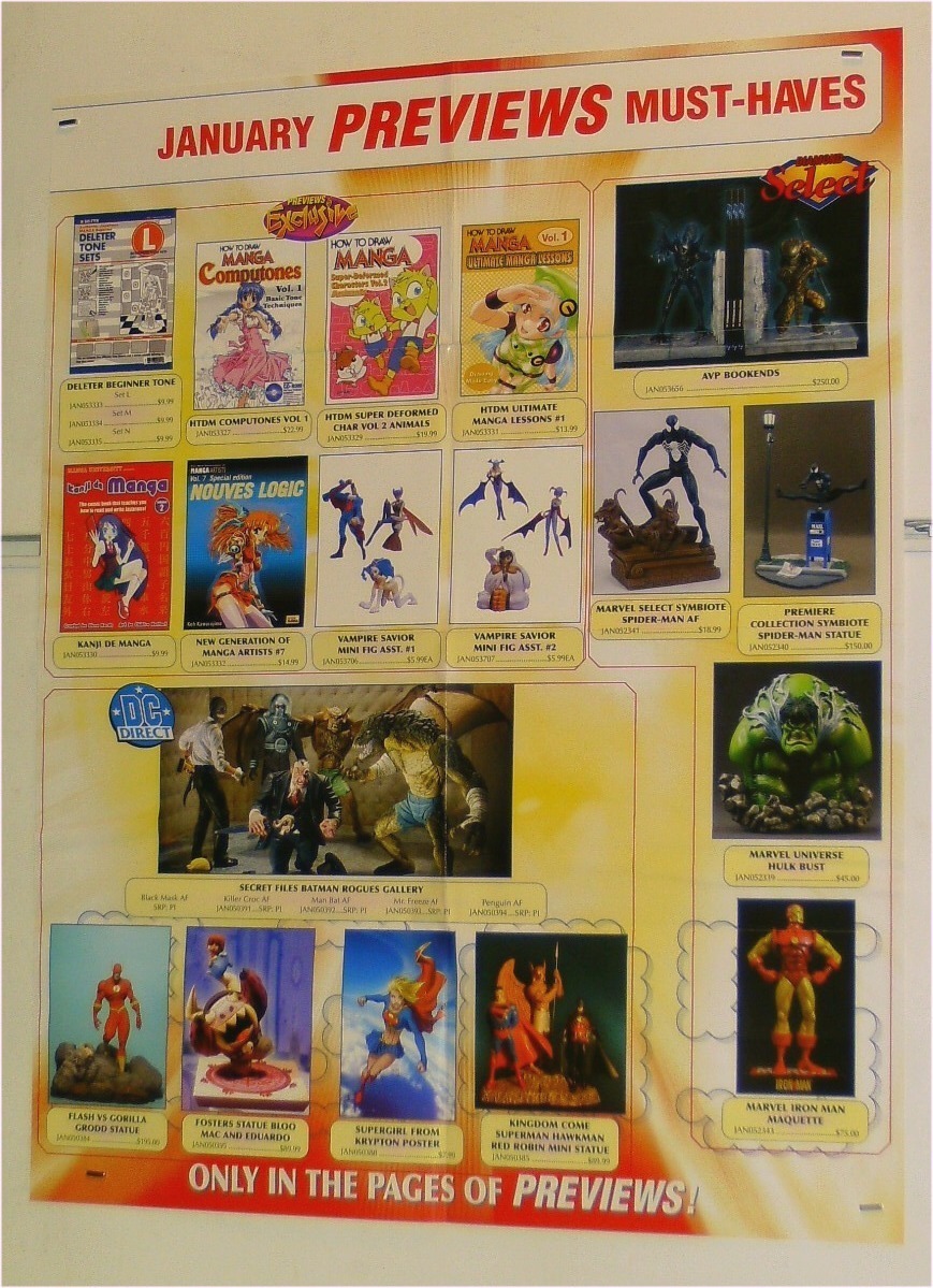 Figure/bust/statue toys poster:Spider-man/Hulk/Superman/Iron Man ...