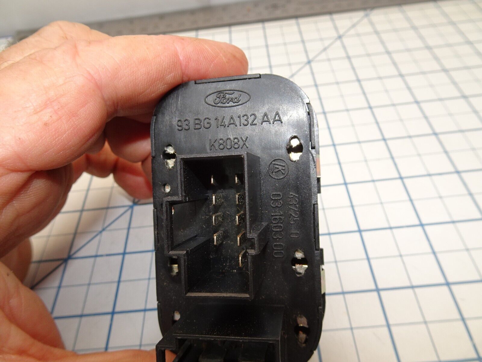 Ford F5RZ-14529-B Power Window Switch Master Control Left LH Drivers OEM NOS - Switches & Controls