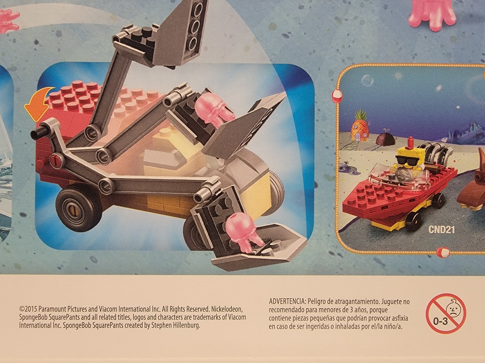 New Mega Bloks SpongeBob SquarePants Invisible Boatmobile Rescue ...
