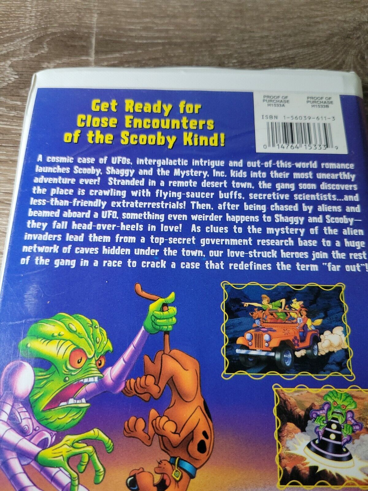 Scooby-Doo and the Alien Invaders (VHS, 2000, Warner Brothers Clam ...