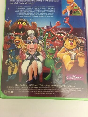The Muppet Movie (VHS,1993)Jim Henson-TESTED-RARE VINTAGE COLLECTIBLE ...