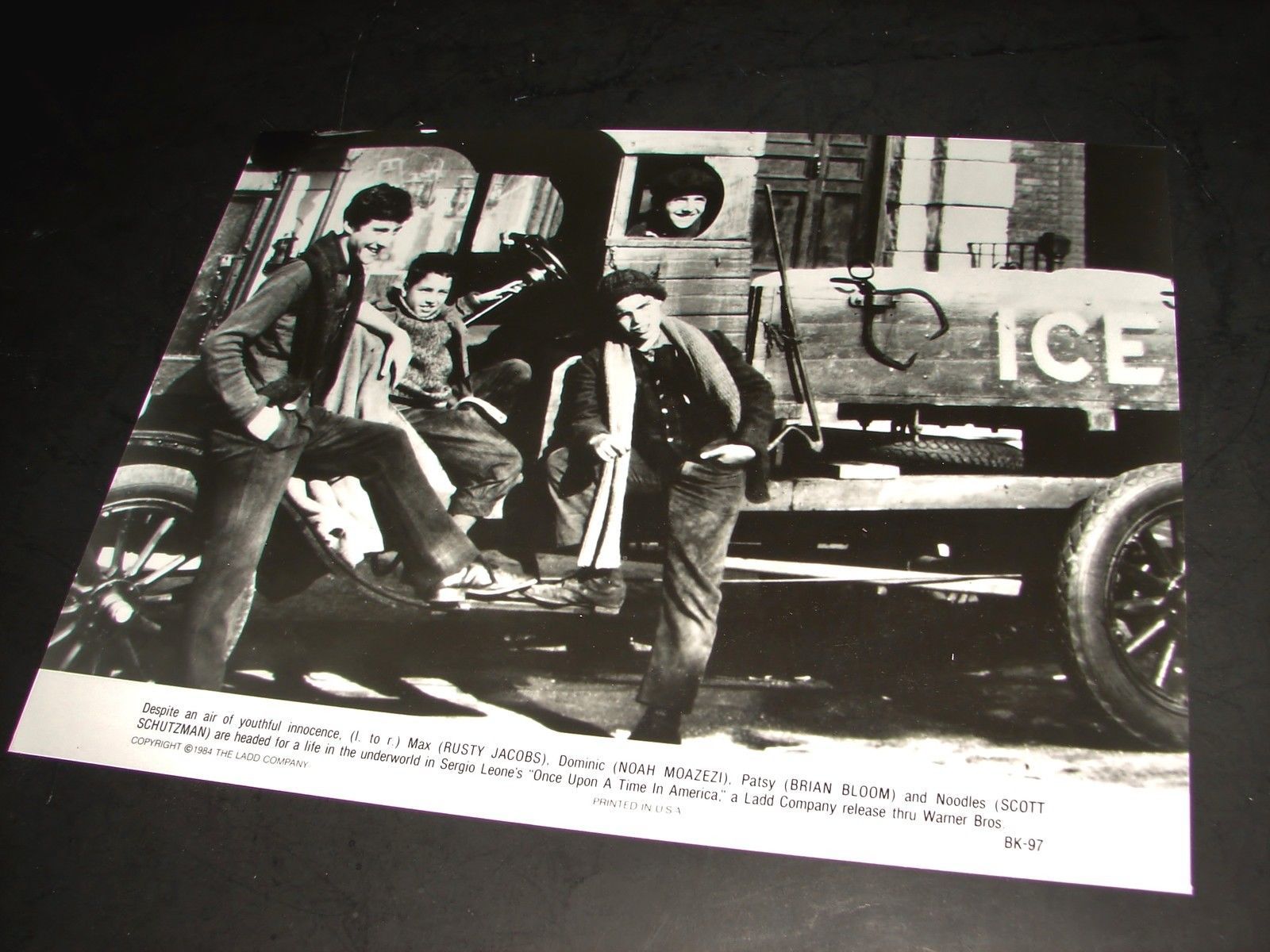 1984 Movie ONCE UPON A TIME IN AMERICA Photo Scott Schutzman Rusty ...