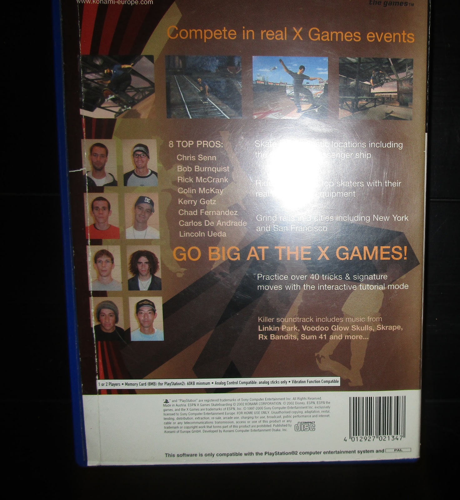 ESPN X GAMES SKATEBOARDING (PS2) - Video Games