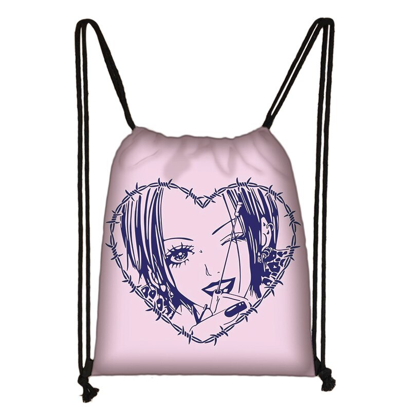 Nana Anime Drawstring Bag Harajuku Osaki And Ren Honjo Manga Shoulder ...