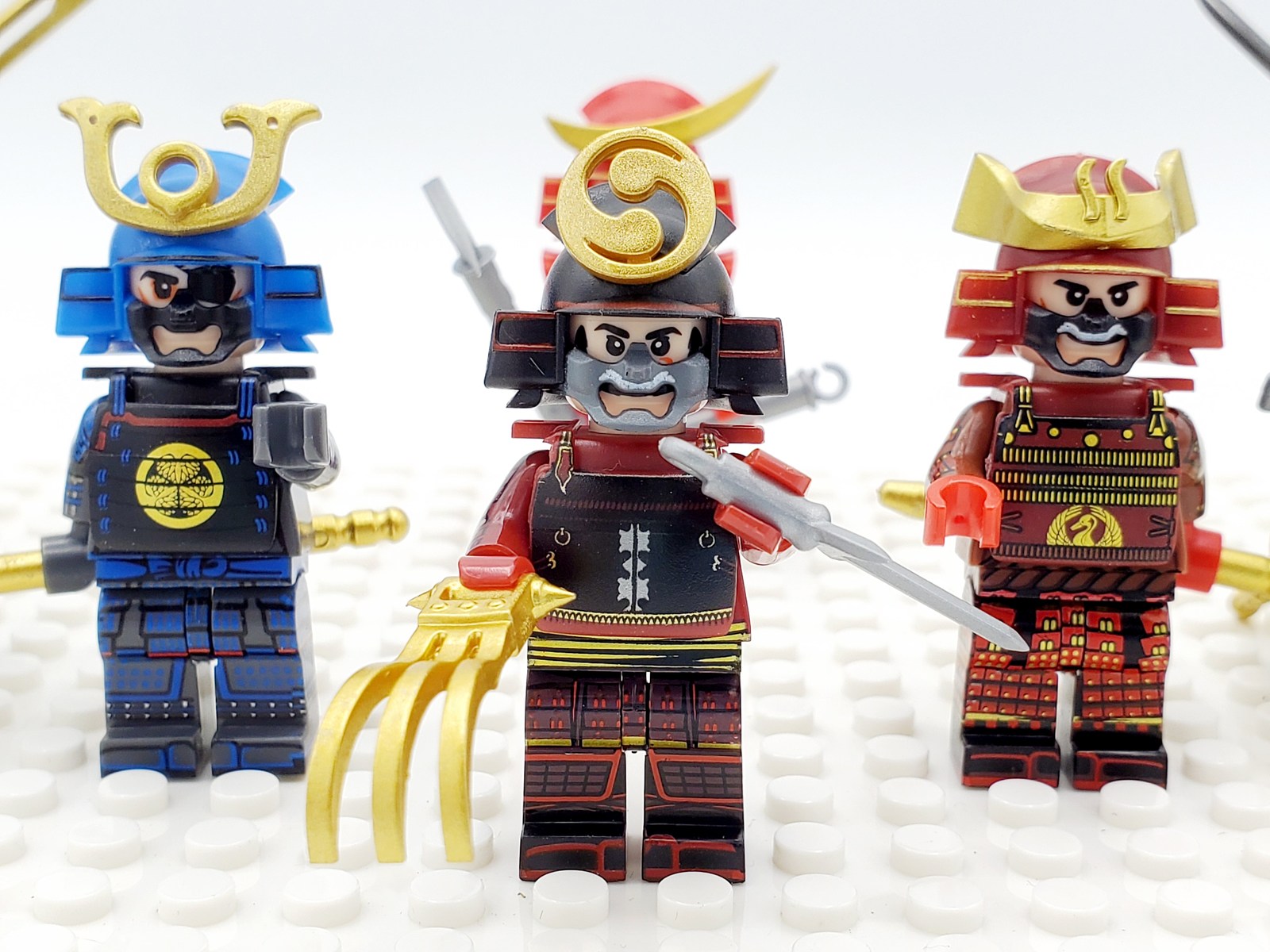 Japanese Samurai Custom Minifigures Assortment B Set x8 Lot - Building ...
