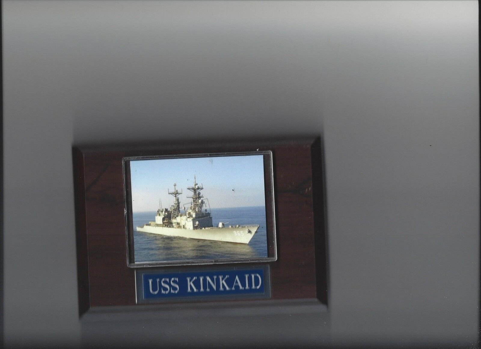 USS KINKAID PLAQUE DD-965 NAVY US USA MILITARY SHIP DESTROYER - Navy