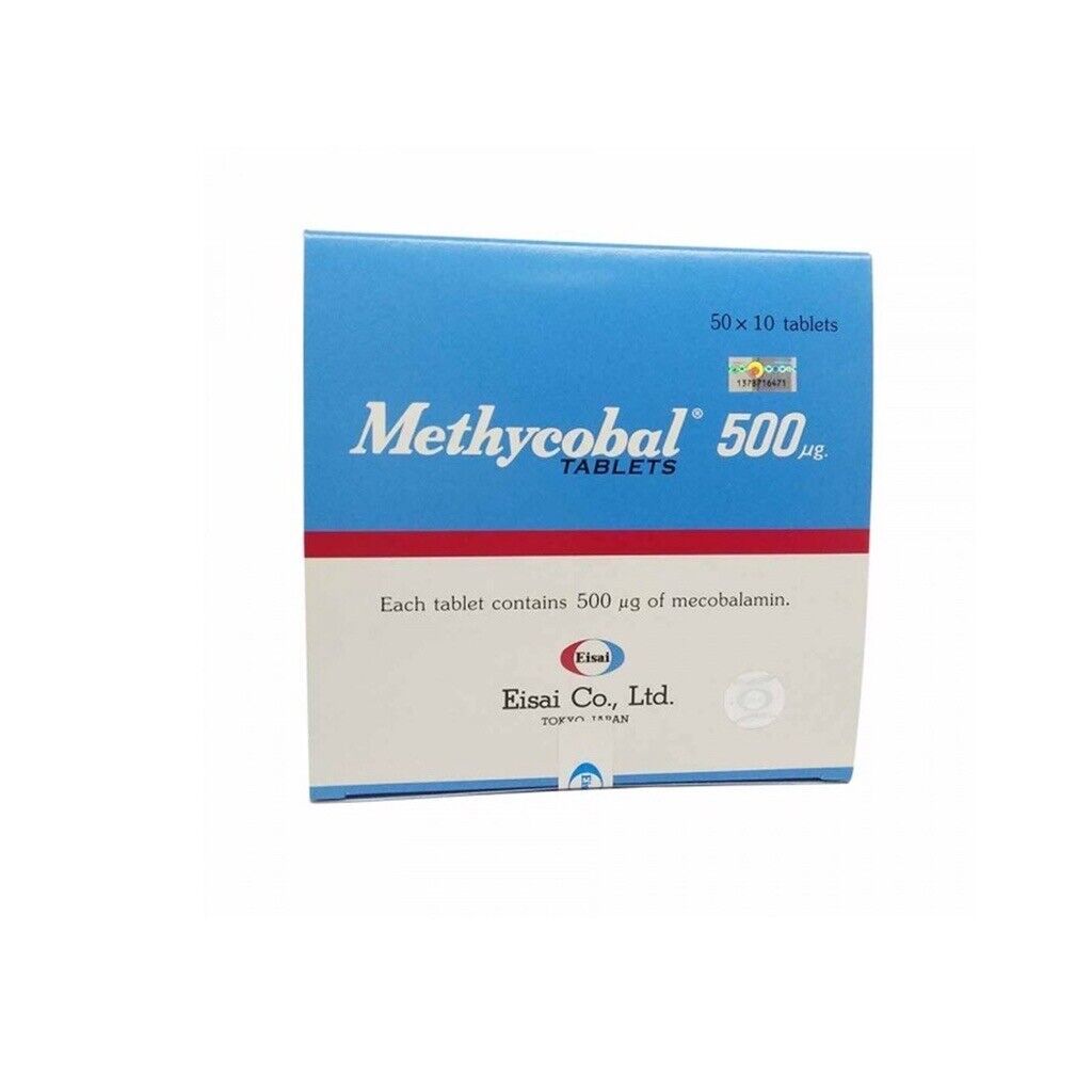 10 X Methycobal Tablets 500mcg Vitamin B12 For Numb & Nerve 10's UNBOX ...