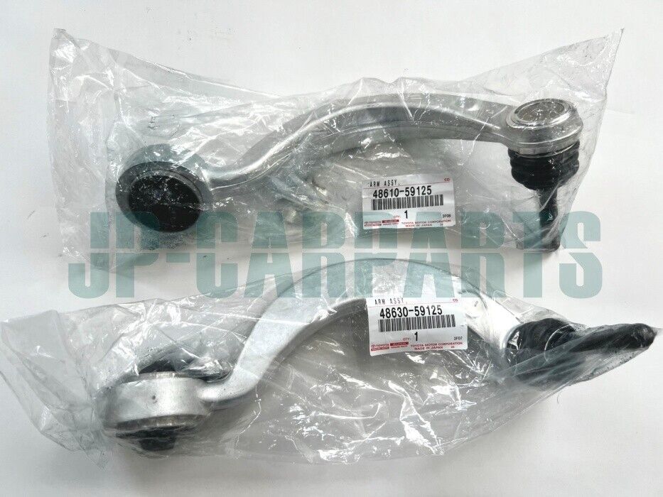 GENUINE TOYOTA FRONT SUSPENSION UPPER ARM ASSY SET 48610-59125 & 48630 ...