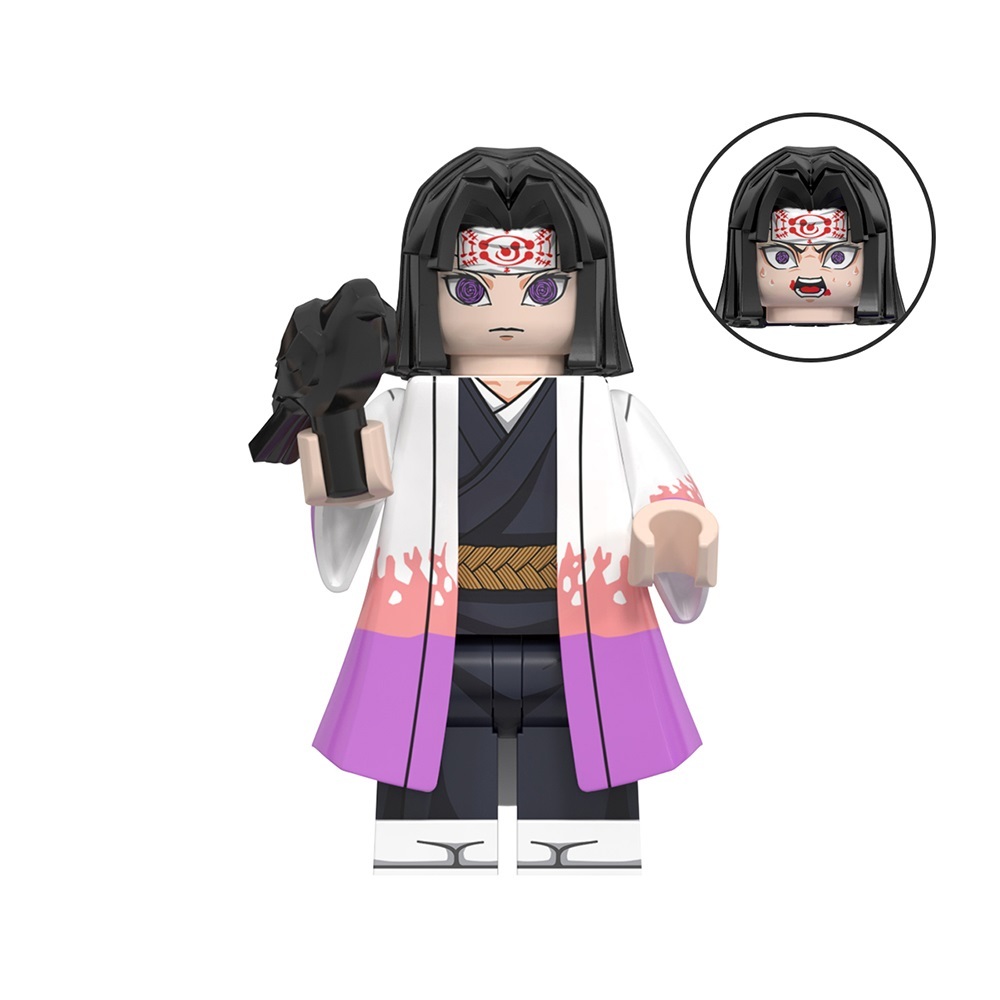 8pcs Demon Slayer Tanjiro Zenitsu Inosuke Urokodaki Muzan Kiriya ...