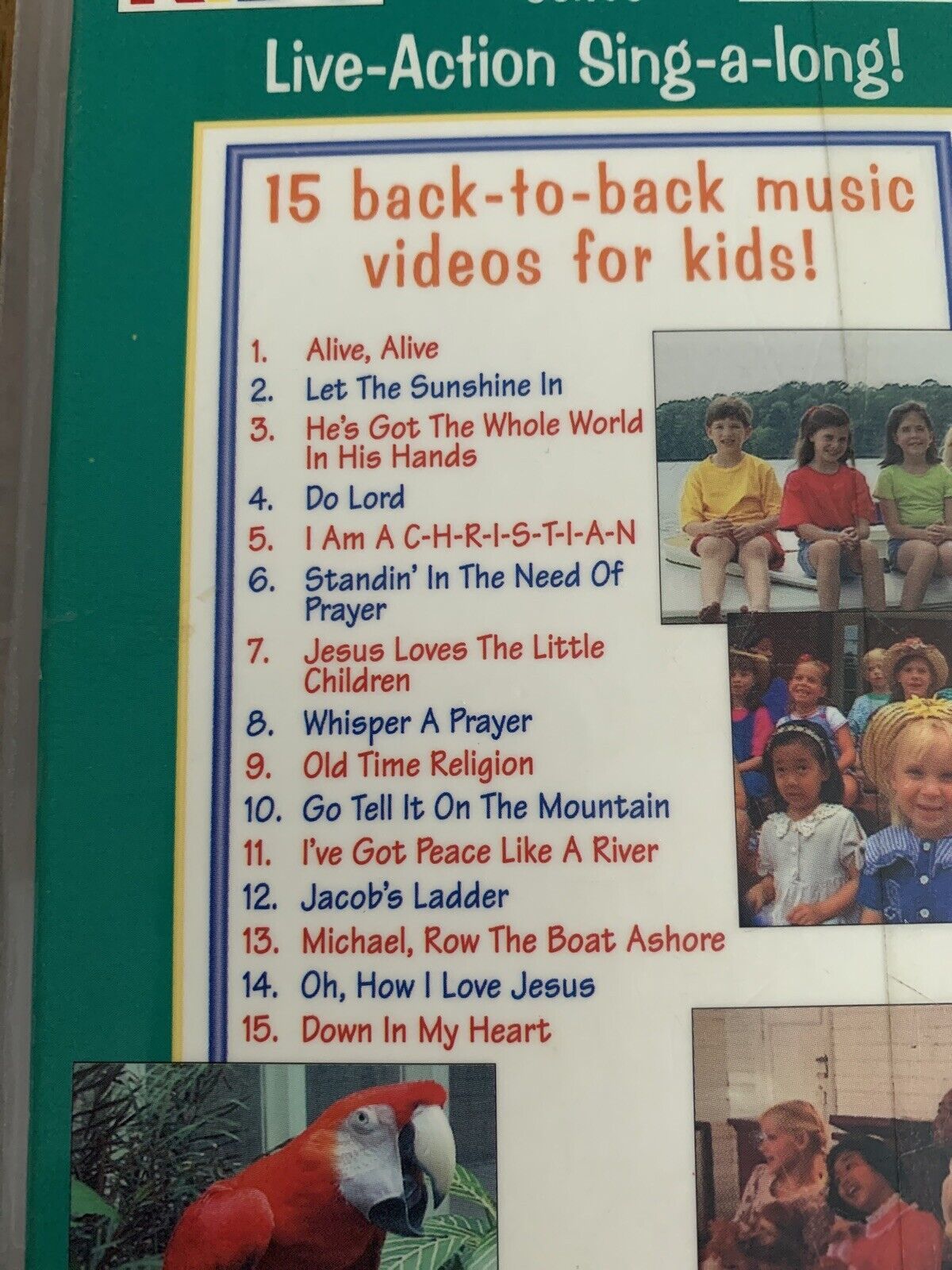 Cedarmont Kids Sunday School Songs(VHS 1996)TESTED-RARE VINTAGE-SHIPS N ...