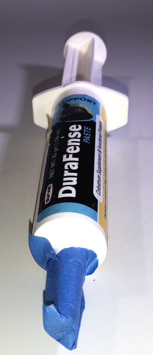 Durvet #001-0510 DuraFense Paste 30 Gram Multi Dose Syringe Livestock ...