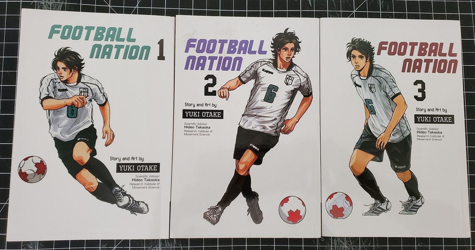 Football Nation 1 2 3 Yuki Otake full run English manga - Single Volumes