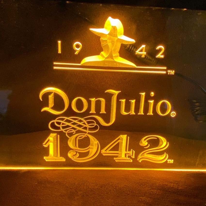 Don Julio 1942 Illuminated Led Neon Sign Home Decor, Bar, Pub, Lights ...