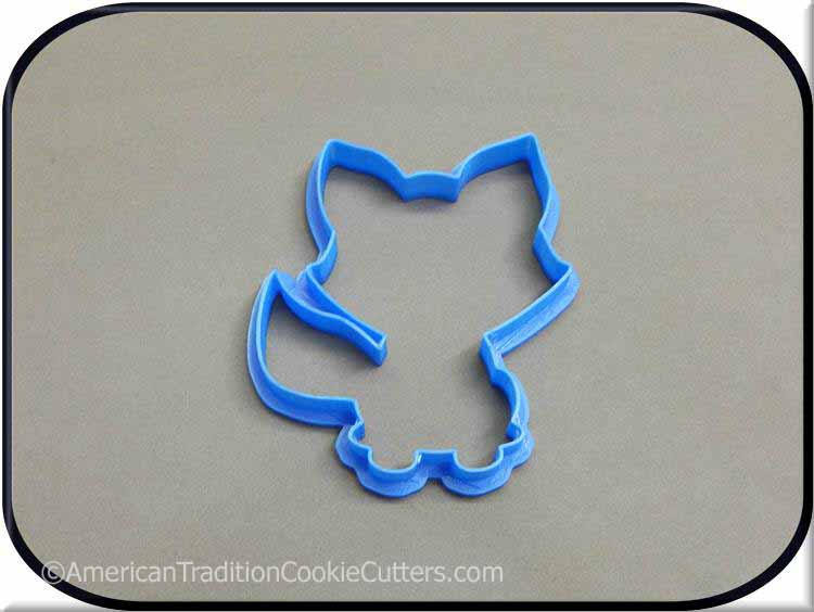 4" Fox 3D Printed Cookie Cutter - Cookie Cutters