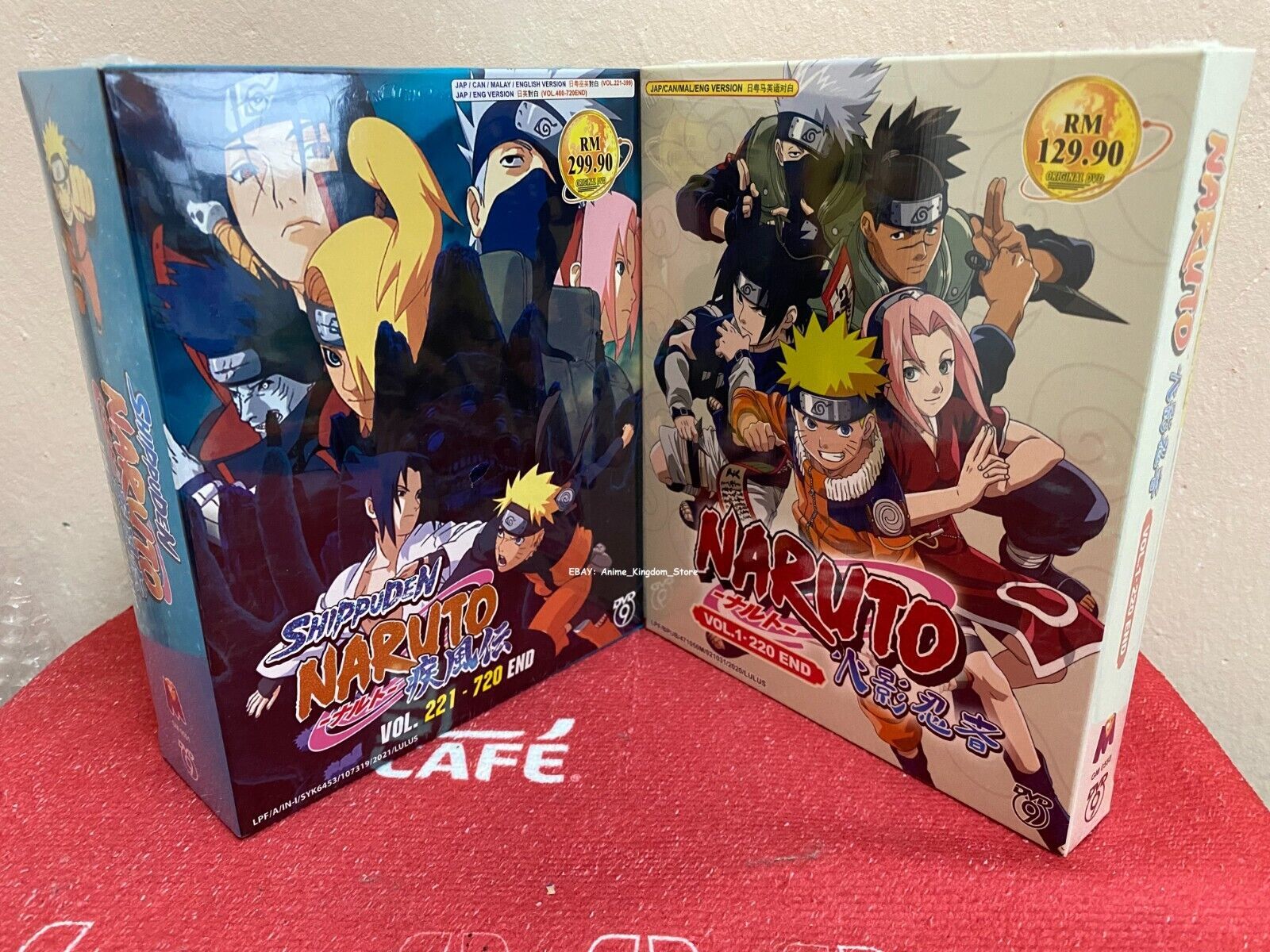 Naruto Series & Naruto Shippuden Anime DVD Series Vol. 1-720 End ...
