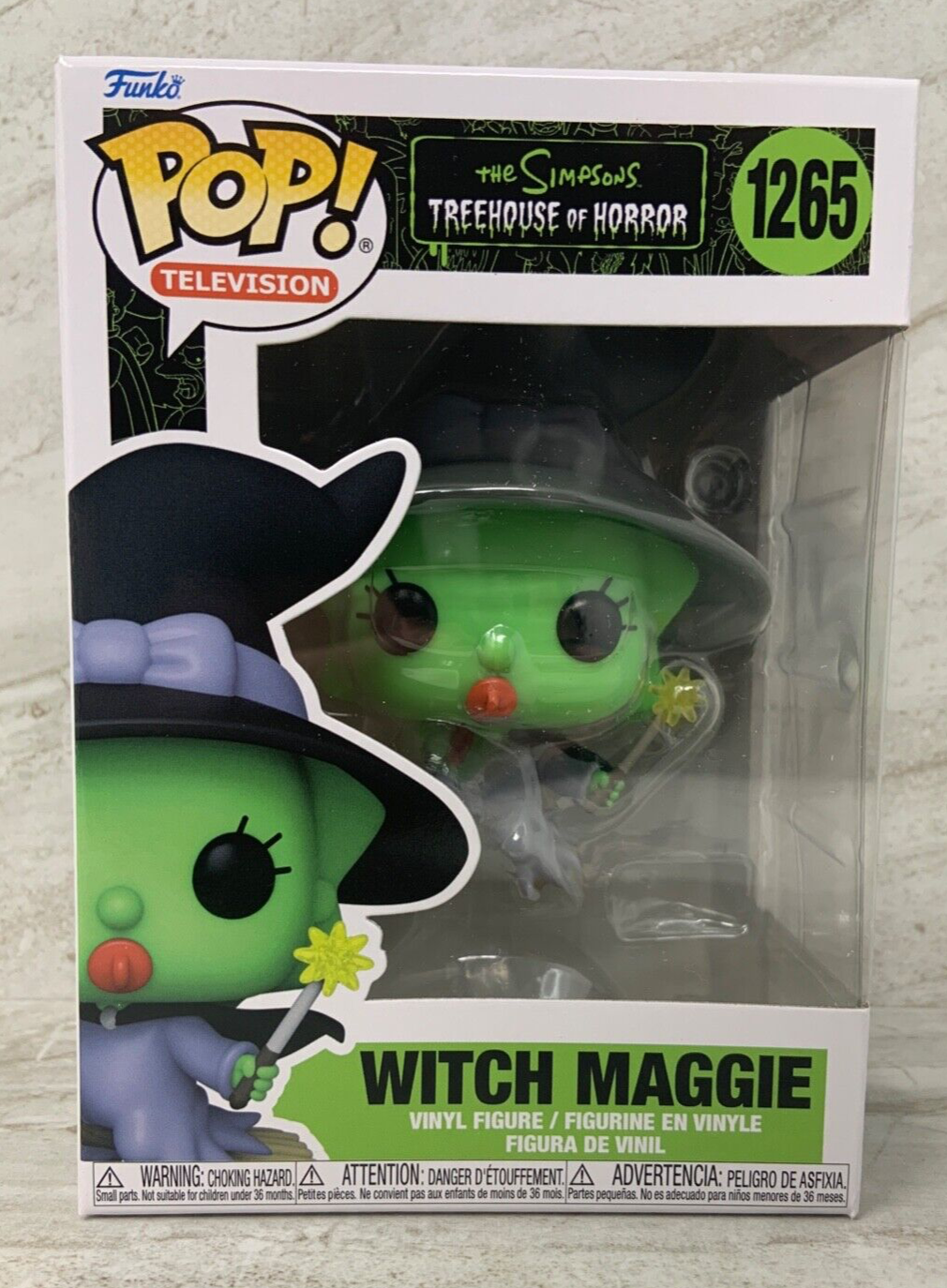 NEW! Funko POP: WITCH MAGGIE #1265 The Simpsons Treehouse of Horror IN ...