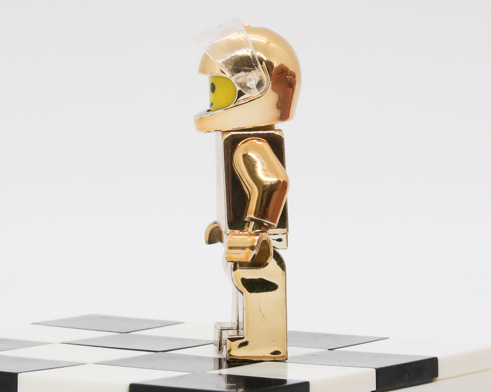 Custom minifigure spaceman astronaut Metallic Gold space series GO1139 ...