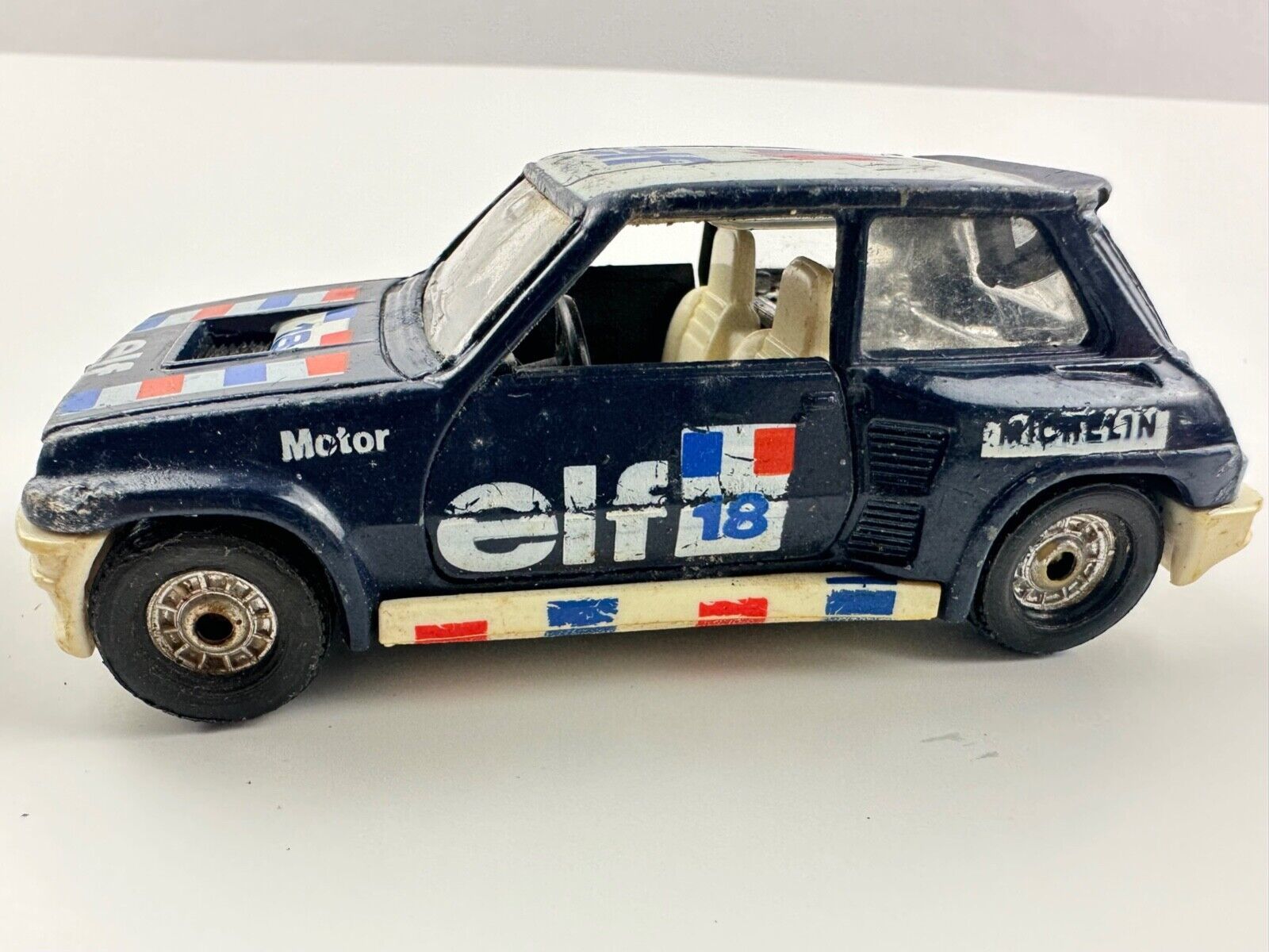 Vintage Corgi Renault 5 Turbo ELF #18 Rally Car Die Cast 3.75" Long ...