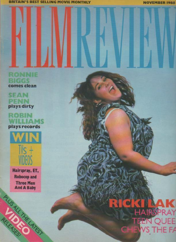FILM REVIEW MAGAZINE NOVEMBER 1988 RICKI LAKE LS - Magazines
